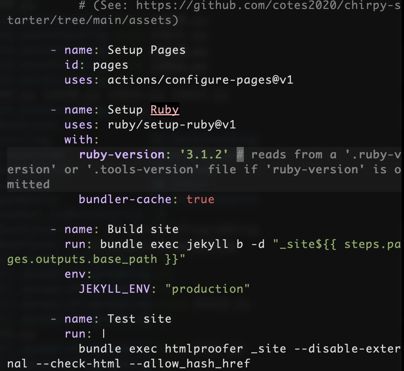 Jekyll 블로그 - Chirpy 레이아웃 적용 안될때(Github CI 워크플로) | TIL